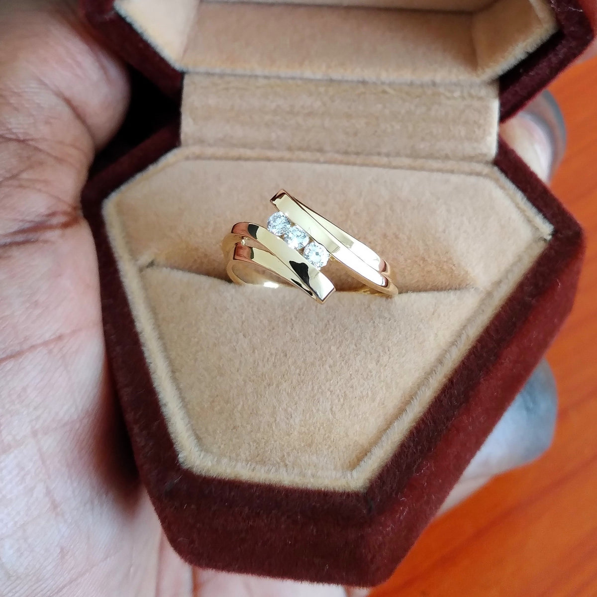 Bague HABIBATOU en or et diamants 0,30 ct – Dakaralliances